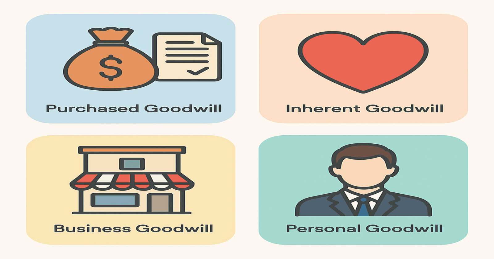 Types of Goodwill: Key Concepts, Examples & Calculation Methods