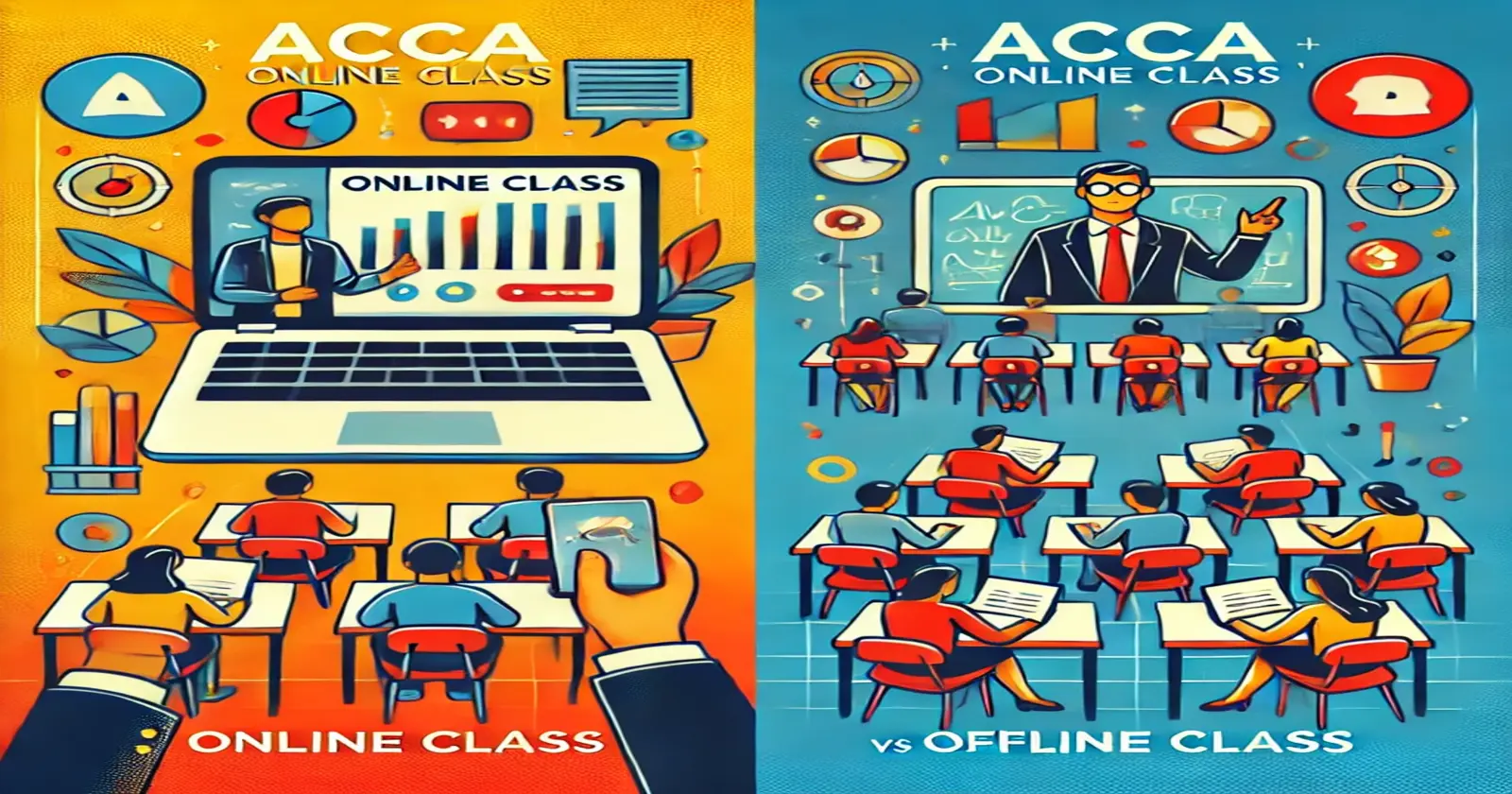 ACCA Online Class vs Offline Class Learning: Choose Best Mode