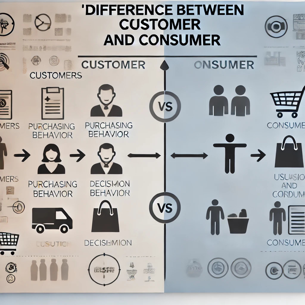 Learn The Difference Between Customer And Consumer Types And Differences