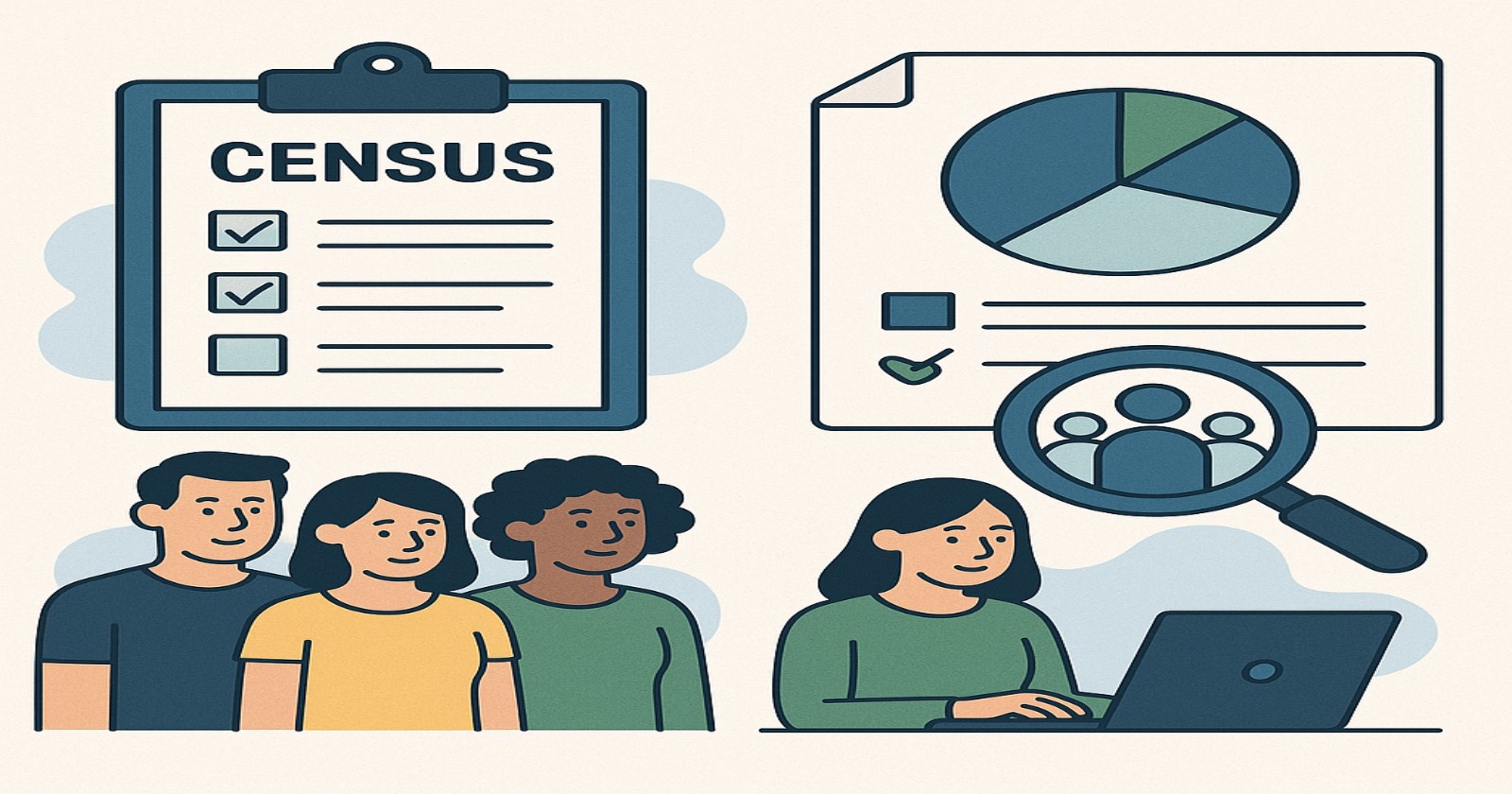 Similarities & Difference Between Census and Sample Survey
