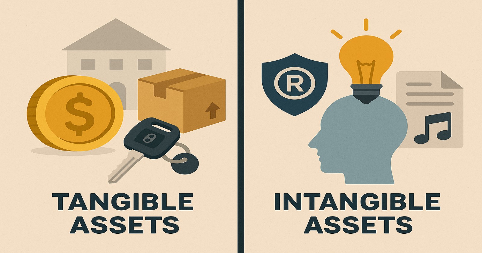 Difference Between Tangible Assets and Intangible Assets