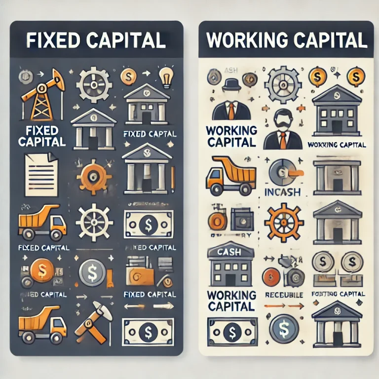 Difference Between Fixed Capital and Working Capital
