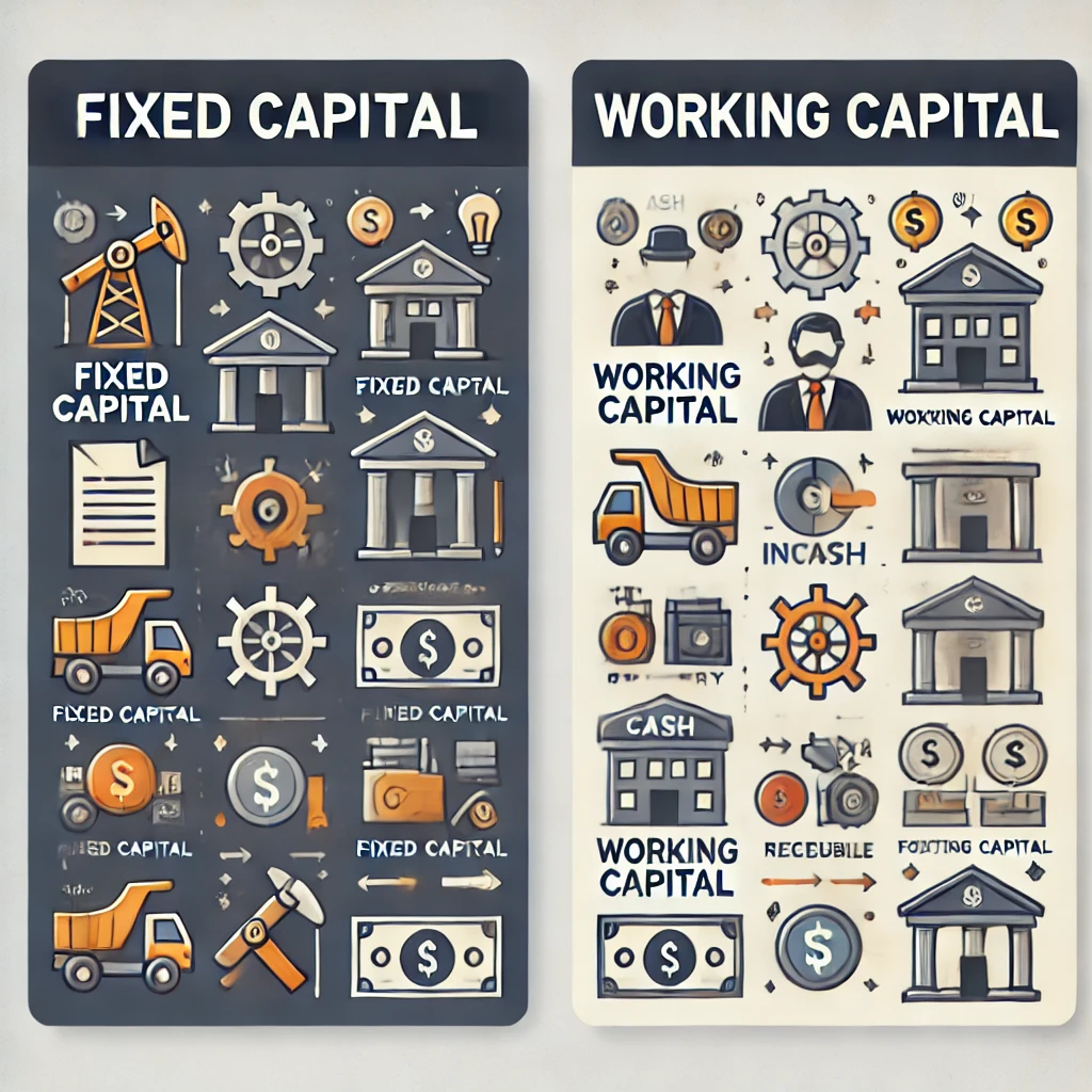 Difference Between Fixed Capital and Working Capital