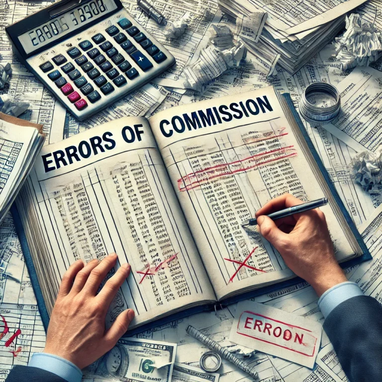Errors of Commission in Accounting: Rectification of Entry & More