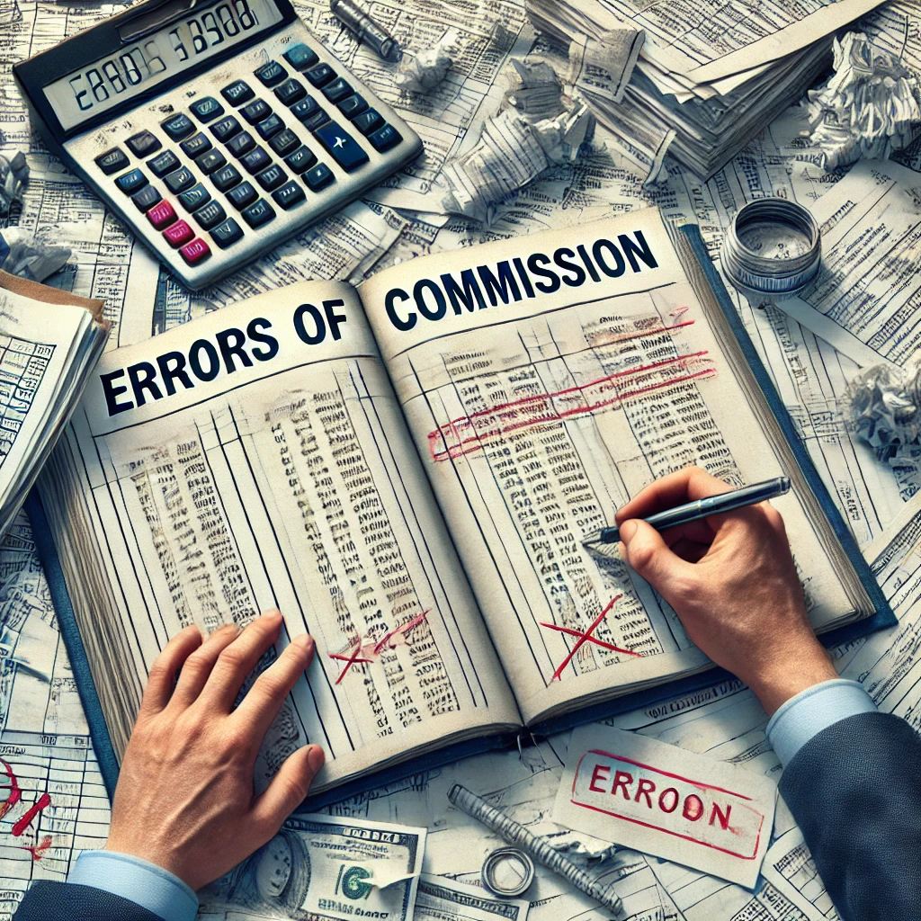 Errors of Commission in Accounting: Rectification of Entry & More