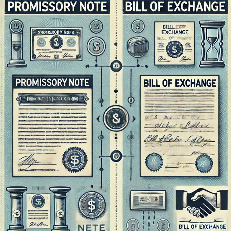 Differences Between Bill of Exchange and Promissory Note
