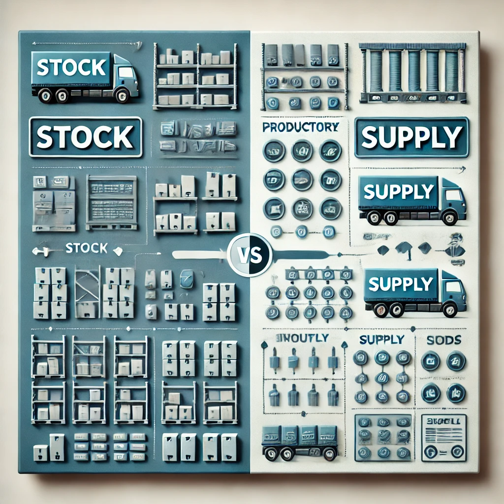 Difference Between Stock and Supply: Meaning, Affects & More