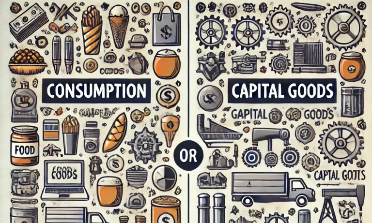 Difference Between Consumption Goods and Capital Goods