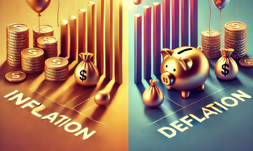 Similarities & Difference Between Inflation and Deflation Similarities & Difference Between Inflation and Deflation