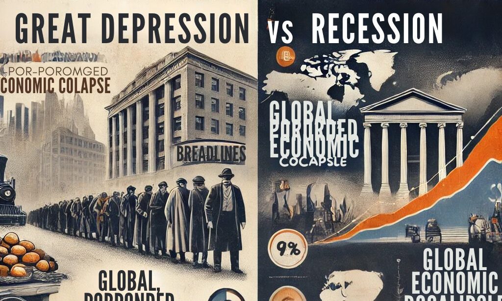 Difference Between Great Depression and Recession: Causes & More