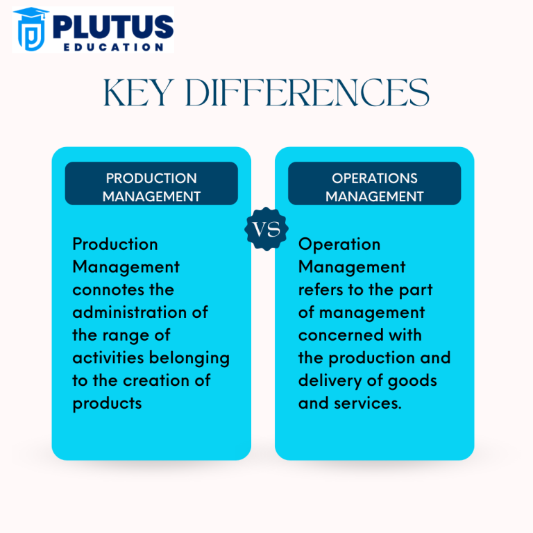 Difference Between Production Management and Operation Management