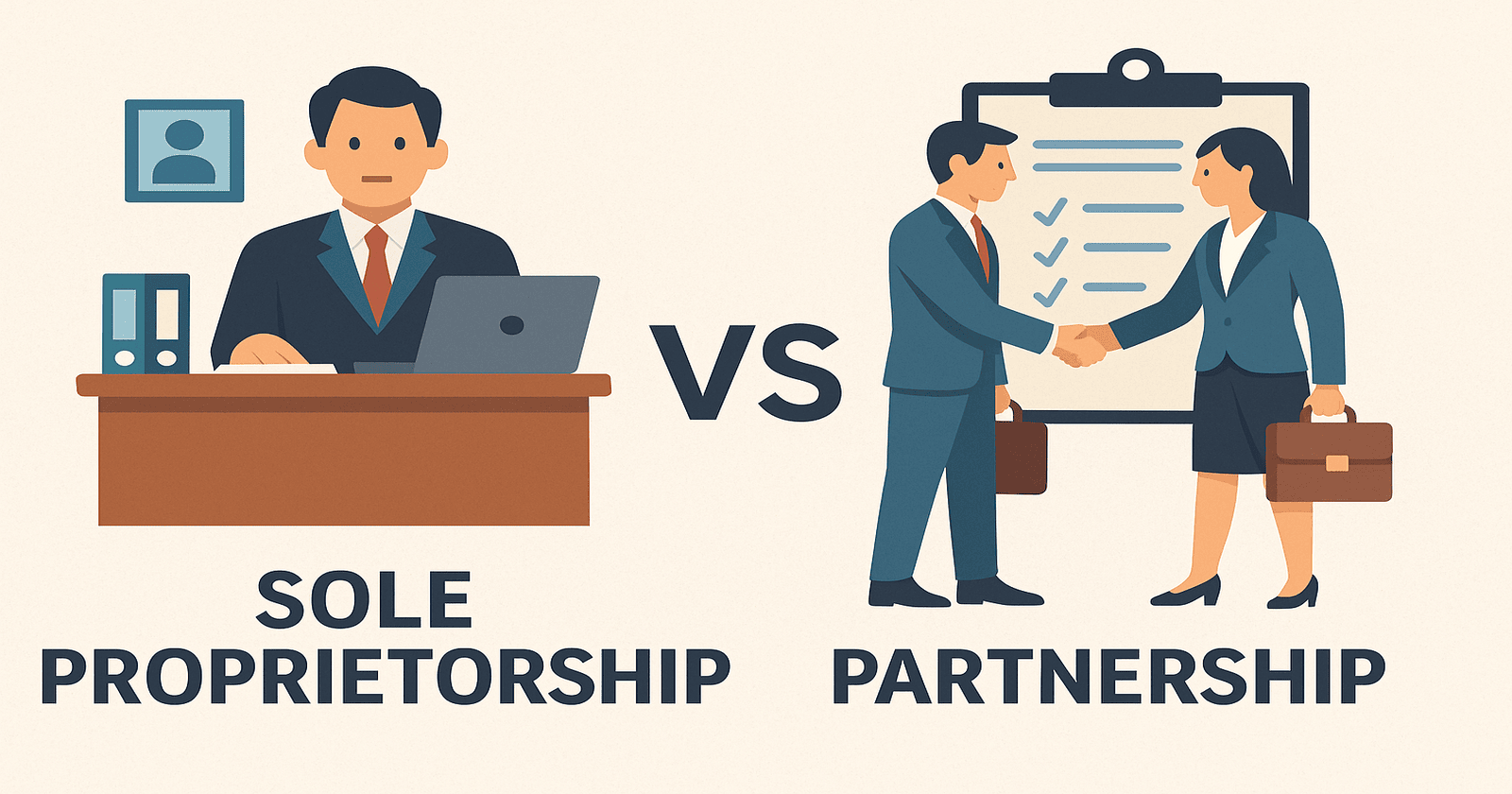 Difference Between Sole Proprietorship and Partnership business