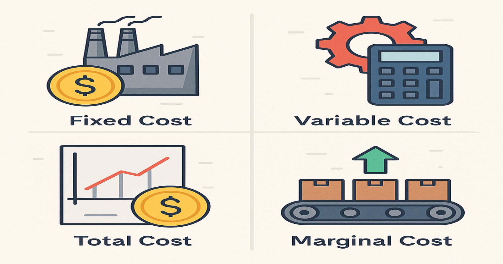 Types of Cost of Production : Fixed, Variable, & Semi-Variable