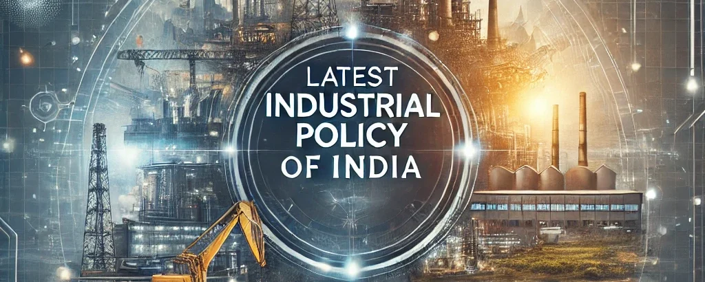 Latest Industrial Policy of India 2023 & Historical Background