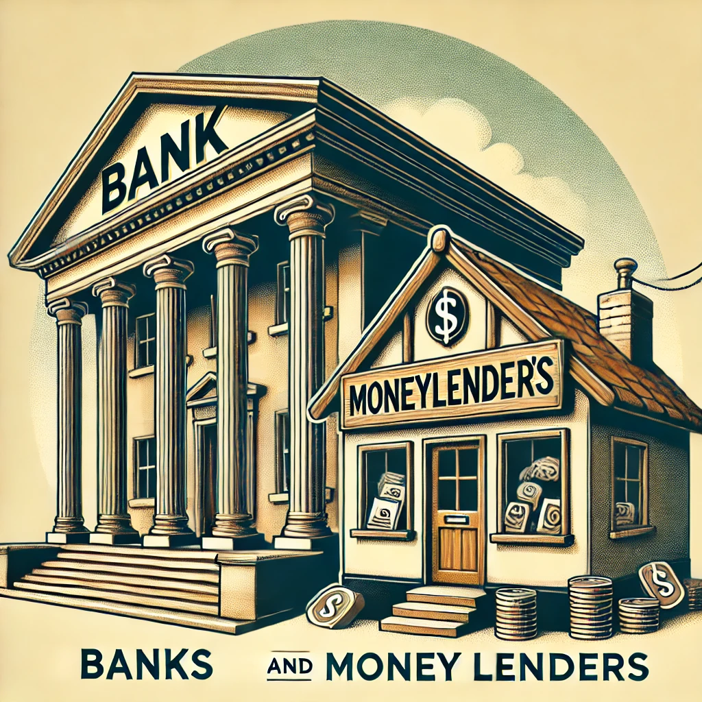 Difference Between Banks and Money Lenders: How to Evaluate?