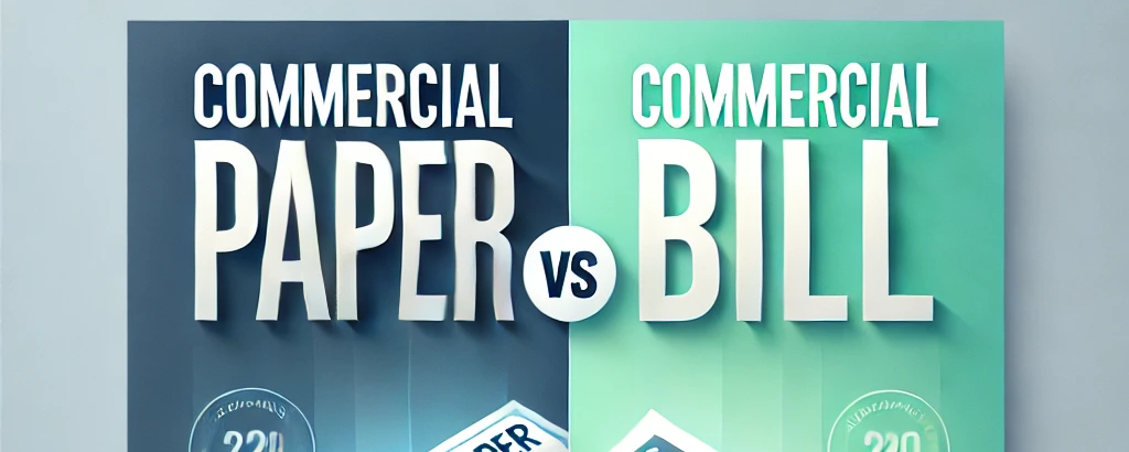 What Is The Difference Between Commercial Paper & Commercial Bill?